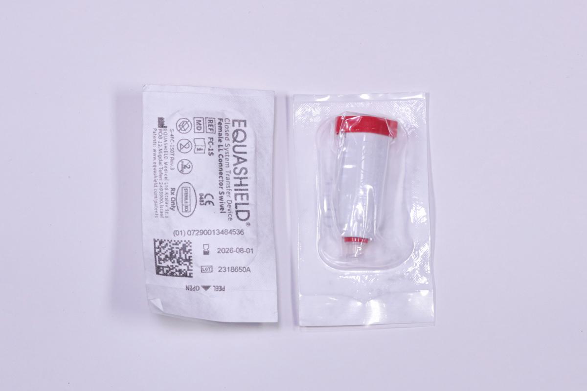 Equashield Female Luer Lock Connector Swivel Each 120 Per Box Amatheon
